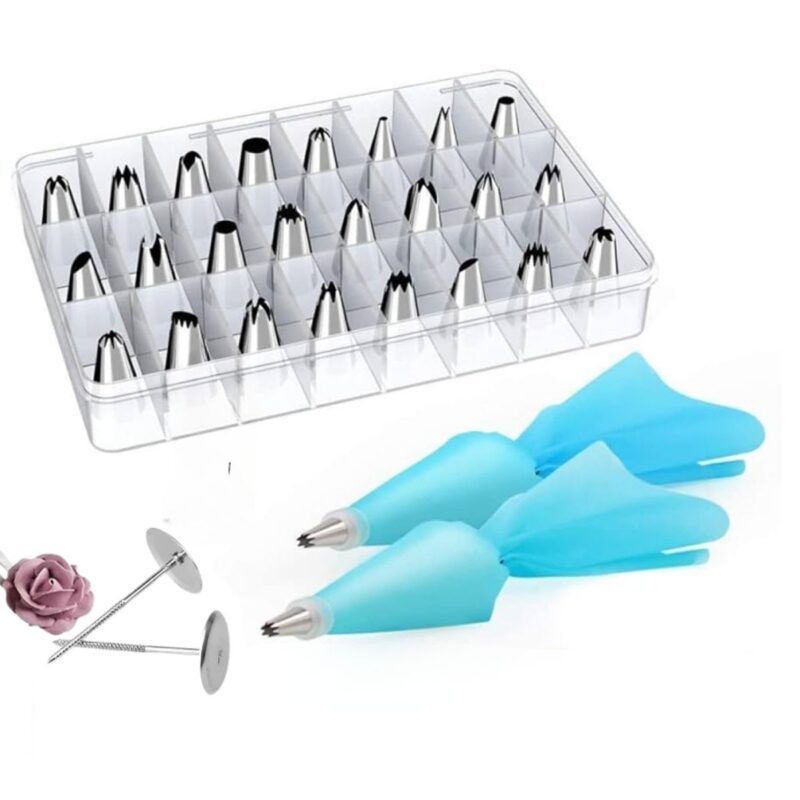 Buy 28 Pcs Icing Nozzle Tips Set Online In UAE | Baking Tools ...